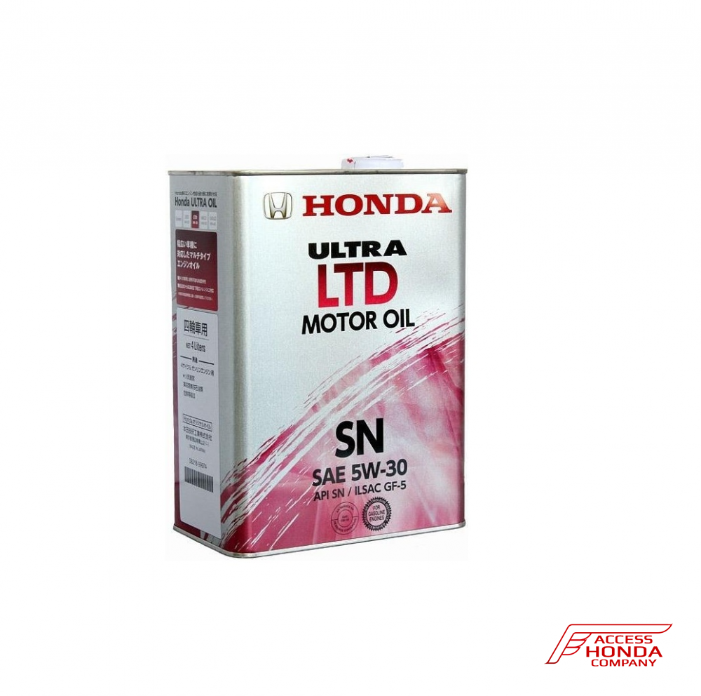 Масло моторное Honda 5W-30 ULTRA LTD 4L в Москве: цена, фото,стоимость ...